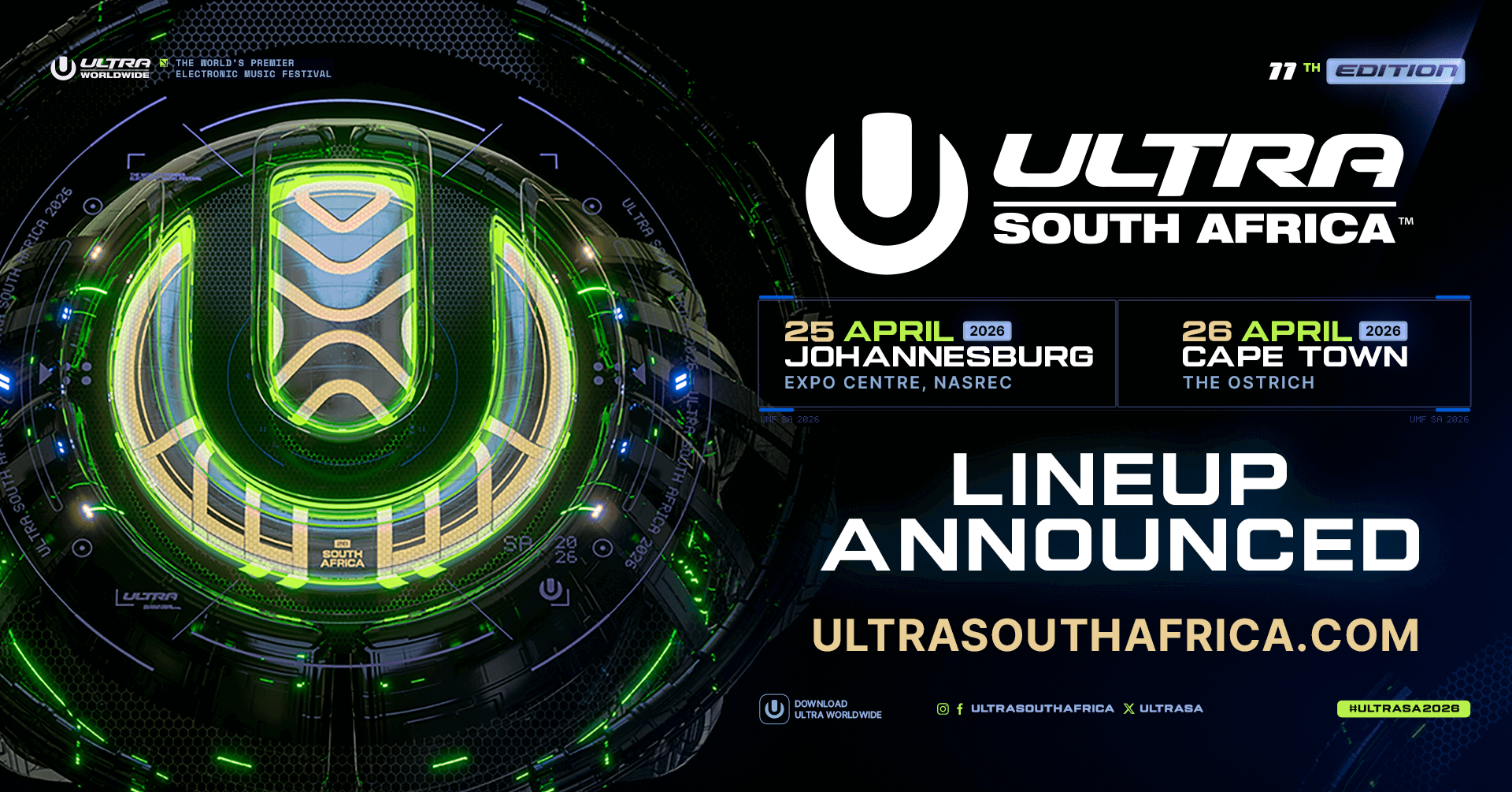 Lineup - Ultra South Africa